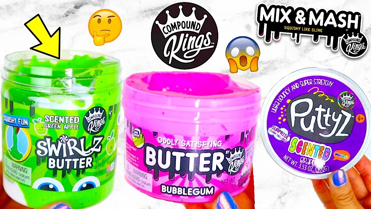 COMPOUND KINGS Store Bought Slime Review! - YouTube