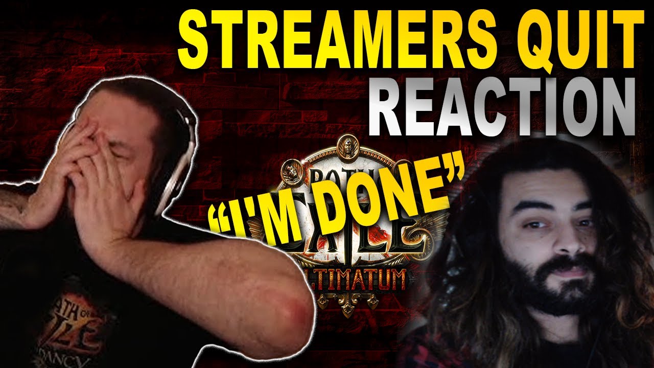 Streamers QUITTING PoE? | Initial reaction - YouTube