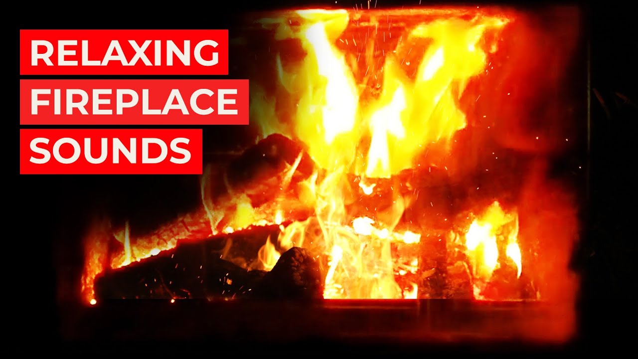🔥 Crackling Cozy Fire with Rain and Thunder Sounds - Relaxing Sounds ...
