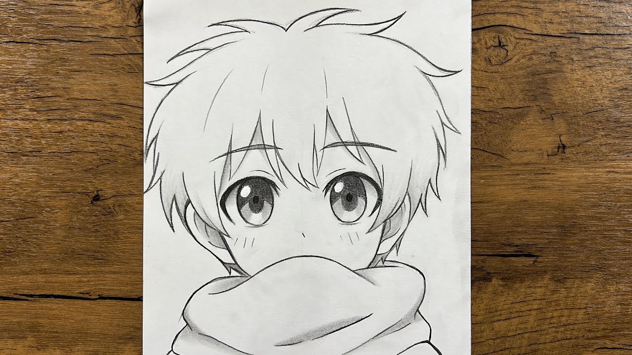 How to Draw a Cute Anime Boy | Easy Step-by-Step Tutorial for Beginners ...