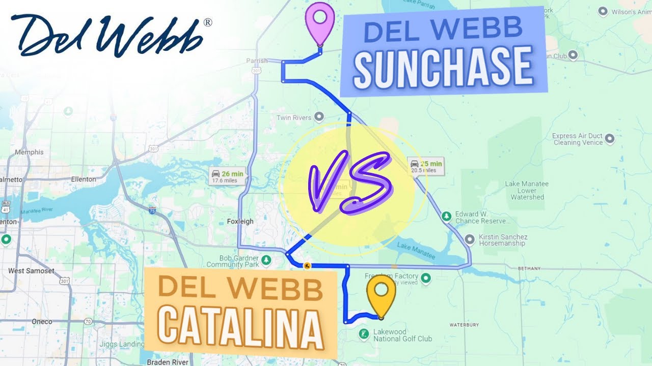 Del Webb Catalina vs Del Webb Sunchase. 2 New 55+ Communities in ...