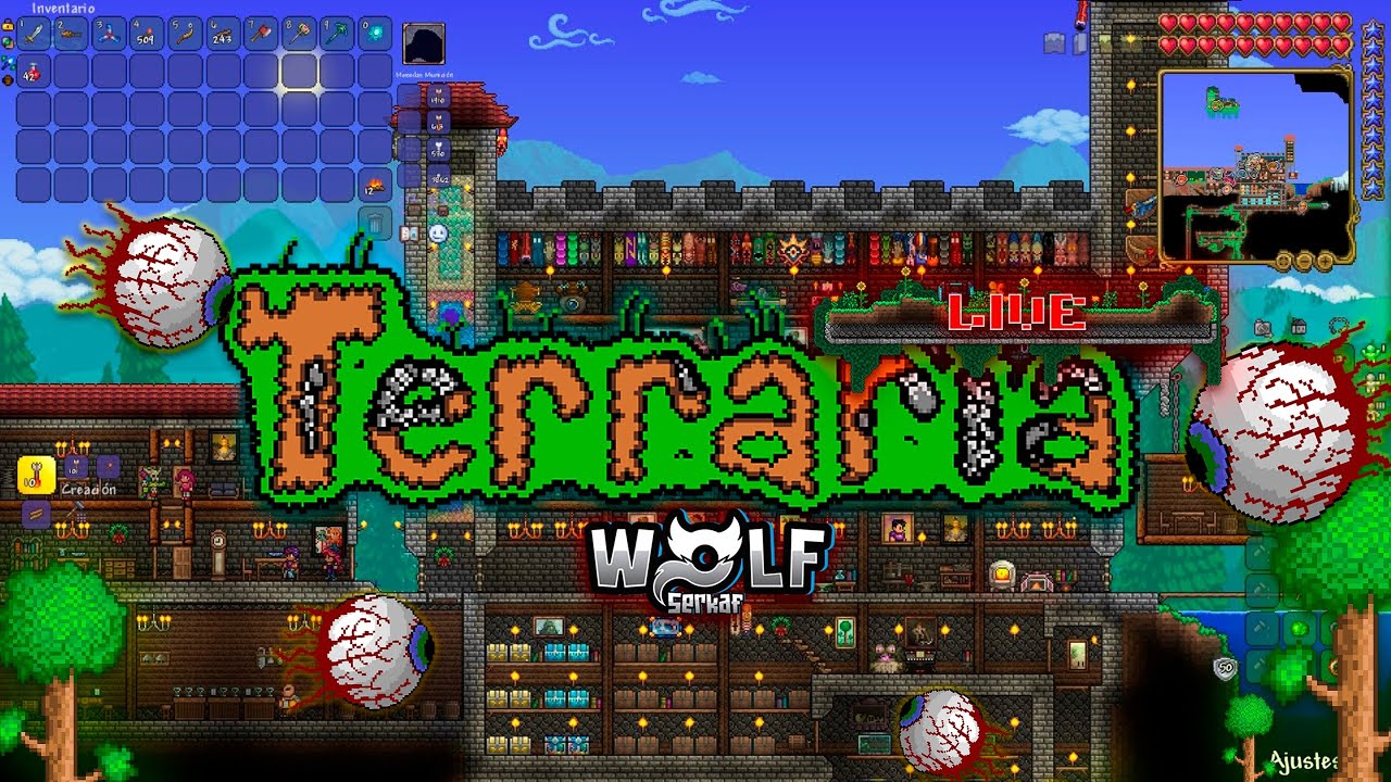 Gameplay en español | Terraria | Que injusto es el juego y sus ...