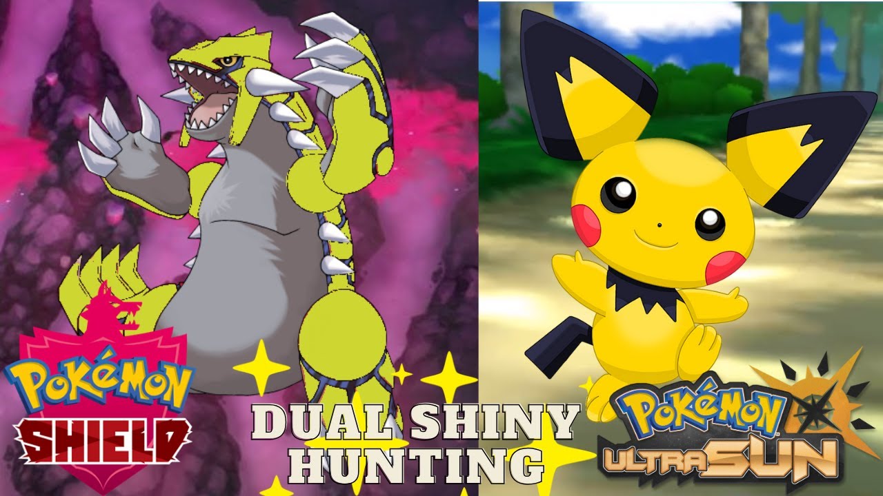 🔴Live Dual Hunting SaturDA For Groudon In Pokémon Shield🛡️& Pichu SOS ...