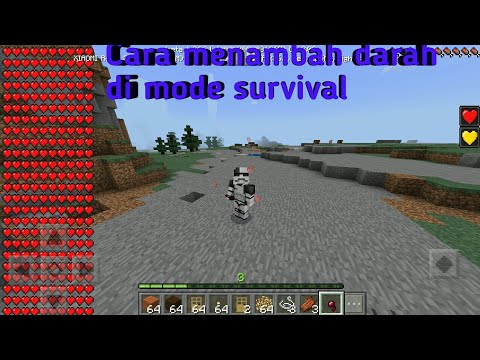 Cara menambah kan darah di survival mode!!! Minecraft - YouTube