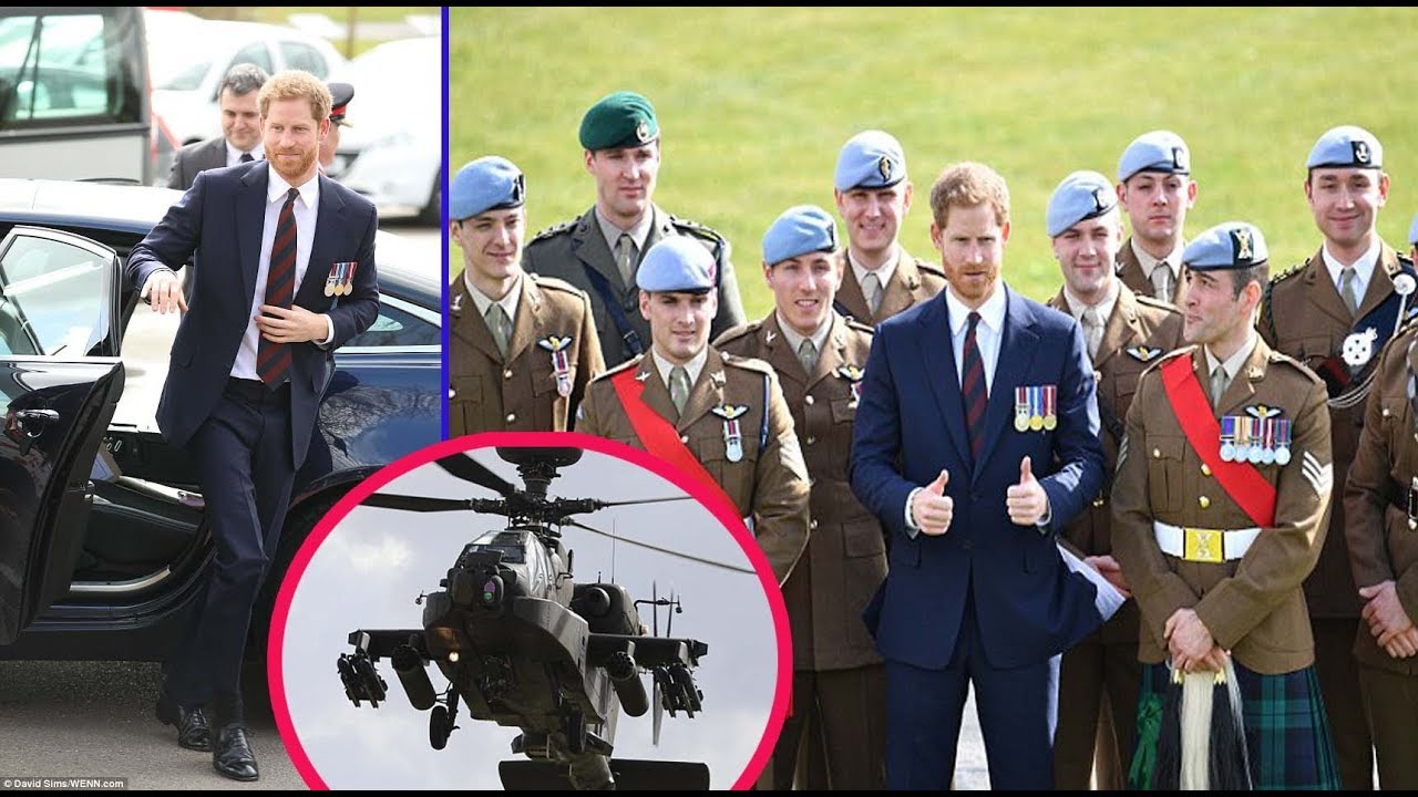 Prince Harry appears to criticise as he presents new pilots at the Army ...