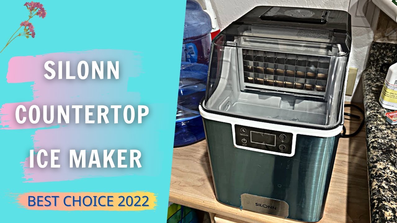 Silonn Countertop Ice Maker Review & Instructions Manual | Compact Ice ...