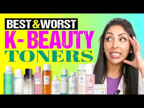 I Tested EVERY K-Beauty Toner - Non Sponsored Review| Dr Vanita Rattan #glassskin #kbeauty #toner