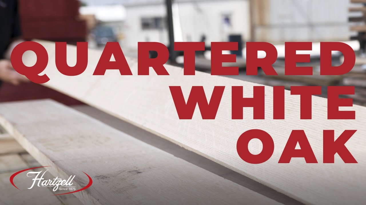 Hartzell Hardwoods Product Highlight: FAS/F1F Quartered White Oak - YouTube