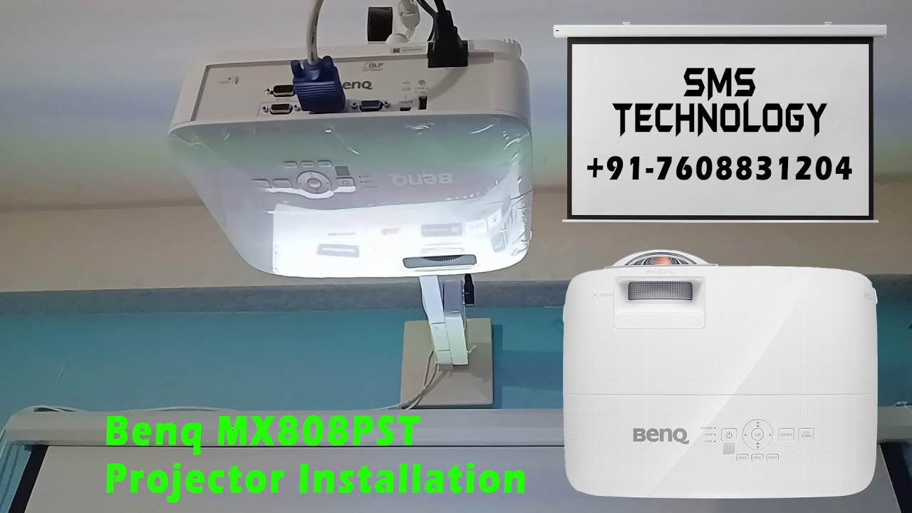 BENQ Short Through Projector Installation by SMS Technology In ...