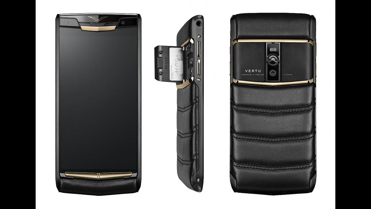 Vertu launches Signature Touch luxury smartphone - YouTube