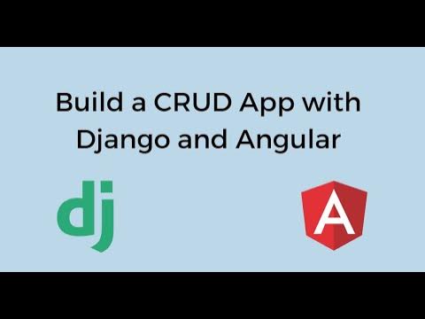 Django Angular CRUD Operations | Full Stack Web Development Tutorial - YouTube