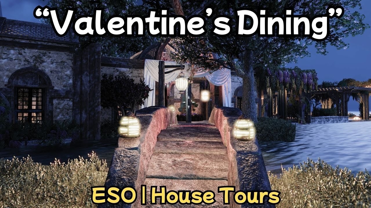 ROMANTIC VALENTINE'S RESTAURANT (ESO House Tours | Valentine's Dining ...