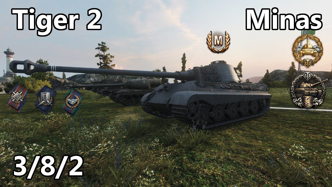 World of Tanks - Minas - Tiger 2 - Rebentando al personal - Gameplay ...