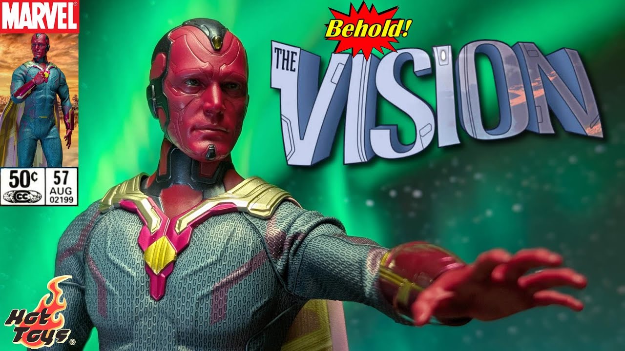 Hot Toys the Vision Action Figure Unboxing & Review of the 1/6 Scale ...