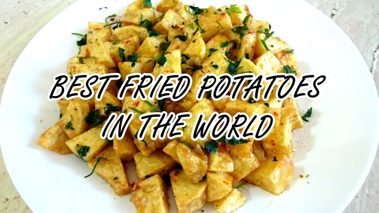 BEST FRIED POTATOES IN THE WORLD | Batata Harra | The Cooking Library ...