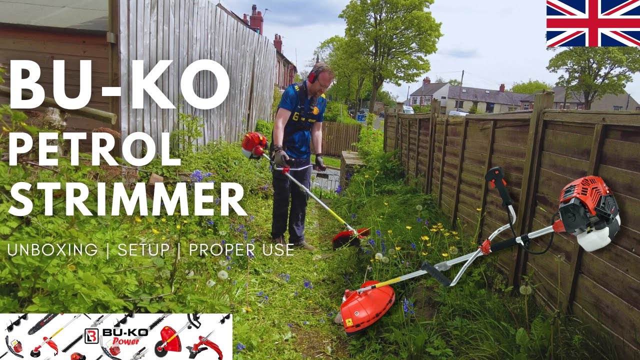 Buko Garden Strimmer | Huson DIY | Unboxing, Build & First Use - YouTube