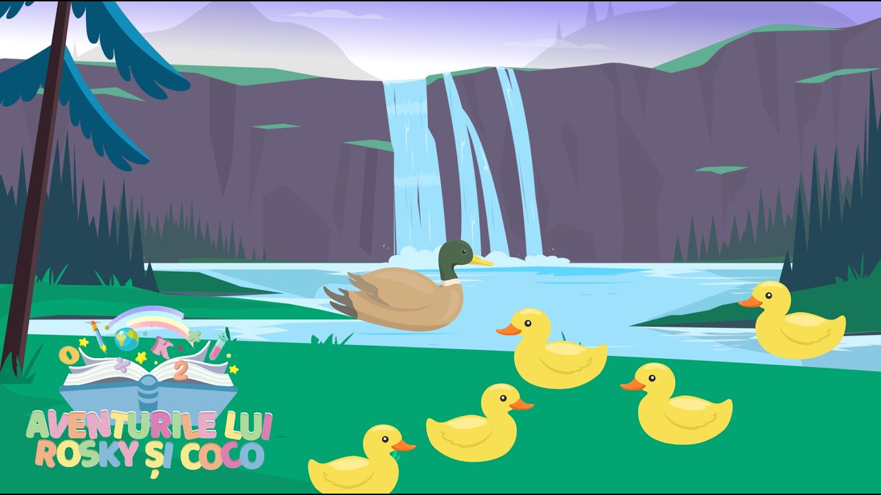 Rosky si Coco - 5 Little Ducks 🦆 | Nursery rhymes | Super simple songs ...