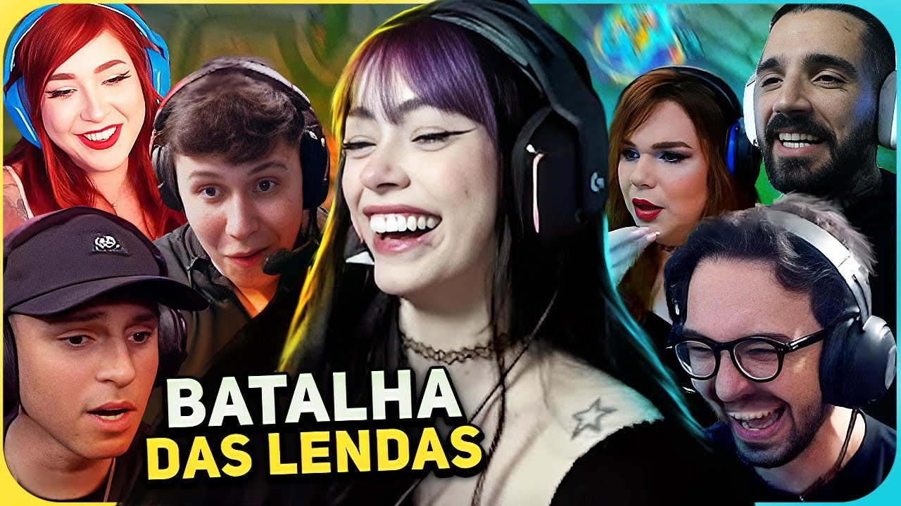 BOT GAP?! BATALHA DAS LENDAS (ft. NOBRU, BRANCE, BRTT, MYLON, DIANA ...