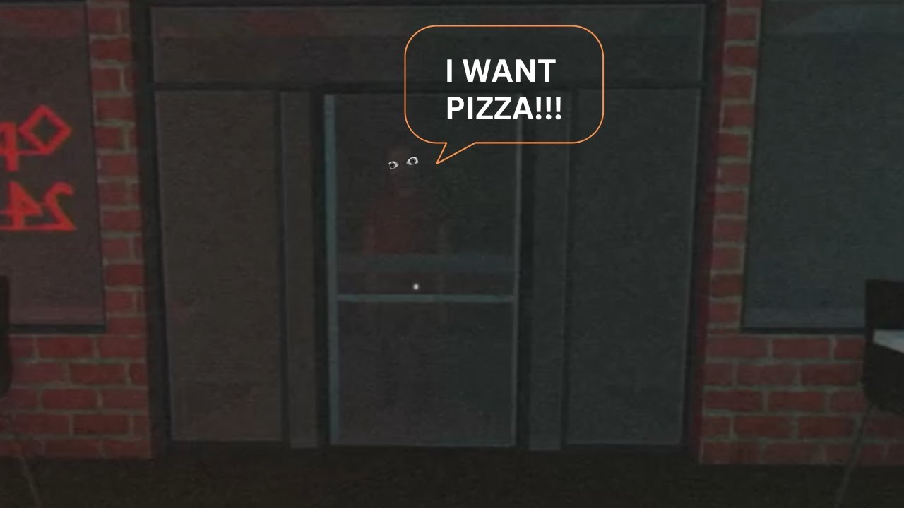 This guy really wanted his Pizza | roblox horror game #13 (Midnight ...
