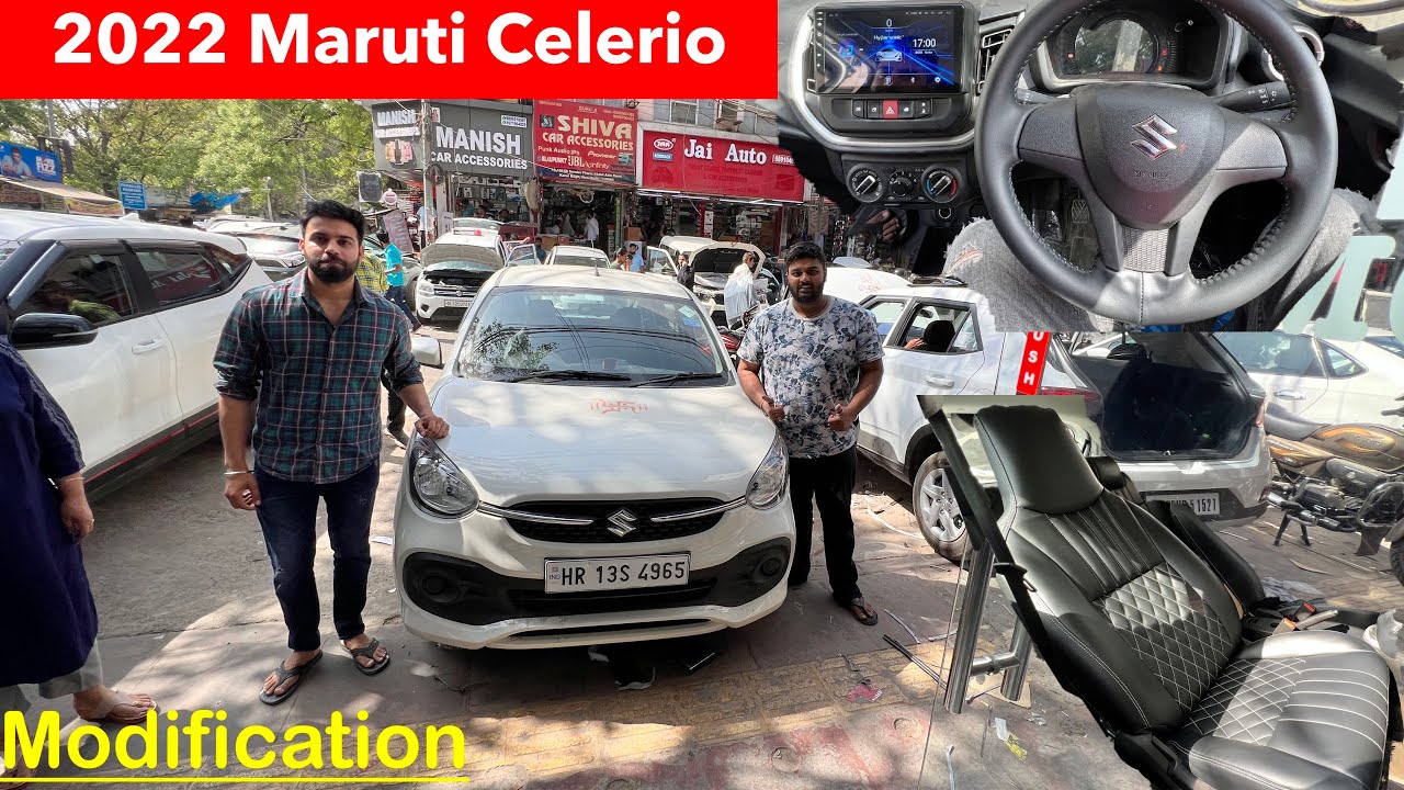 2022 Maruti Celerio Modification | Seat Covers | Android Stereo ...