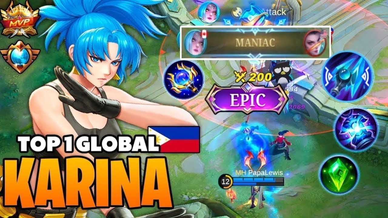 Karina counter strike mlbbb | Karina gameplay mobile legends Bang Bang ...