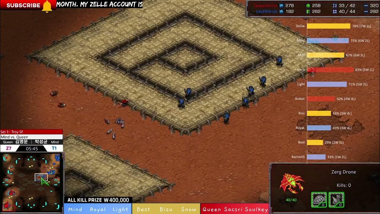 KCM 2024 S2 W7 Set 1 Mind vs Queen TvZ @ Troy SE | Starcraft Commentary - YouTube