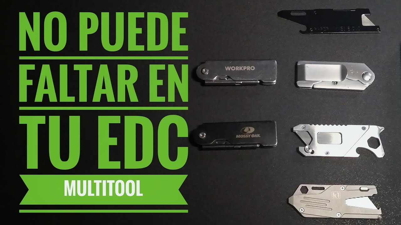 Multifuncional Cutter (Minis) Básicos en un EDC - YouTube