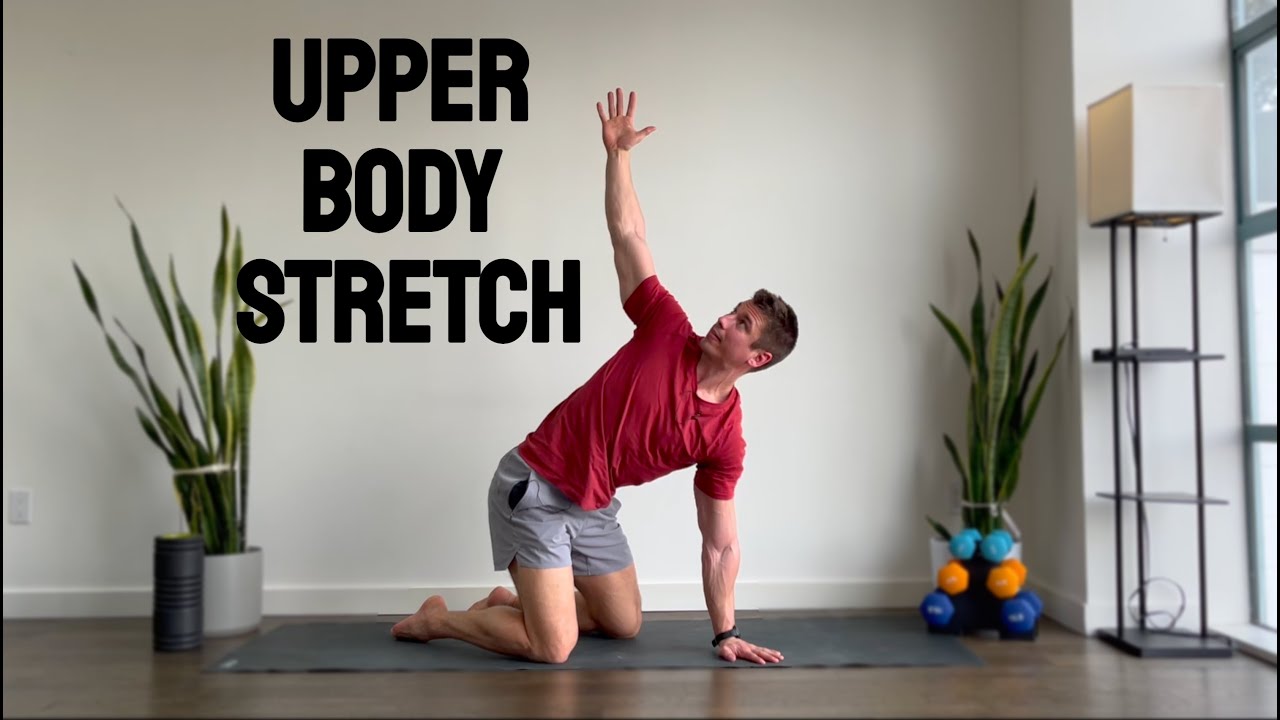 10 MIN UPPER BODY STRETCH // follow along routine - YouTube