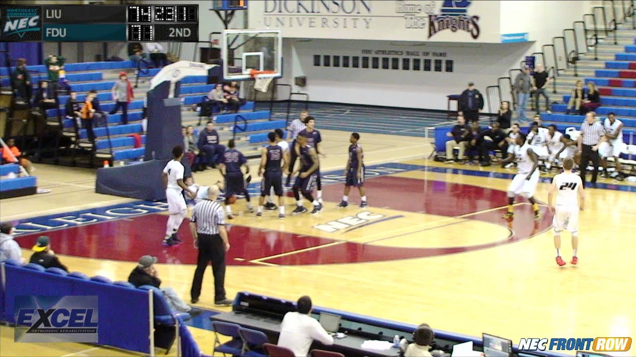 Joel Hernandez Dunk - LIU Brooklyn vs. Fairleigh Dickinson (1/24/15 ...