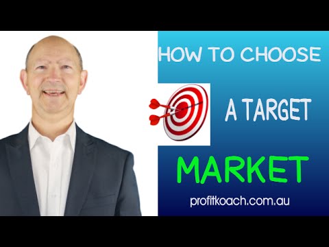 How To Choose A Target Market - YouTube