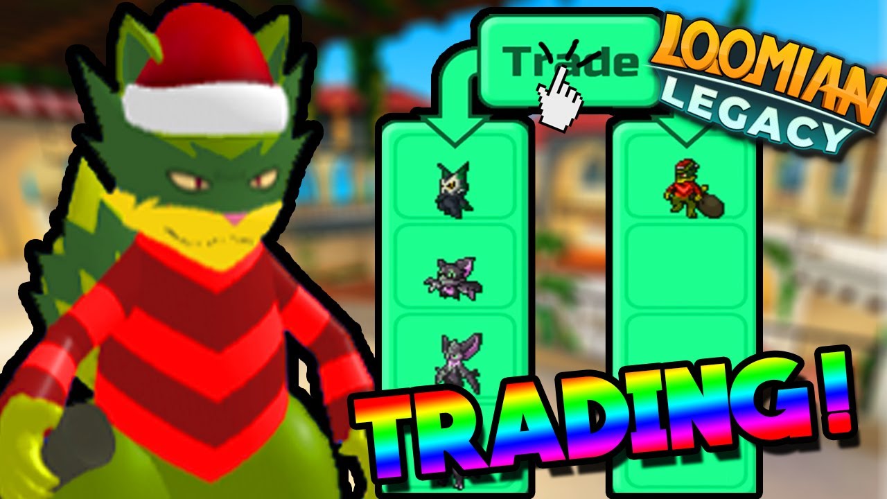 Trading For Gleaming Santa Ragoon (GRINCH) | Loomian Legacy - YouTube