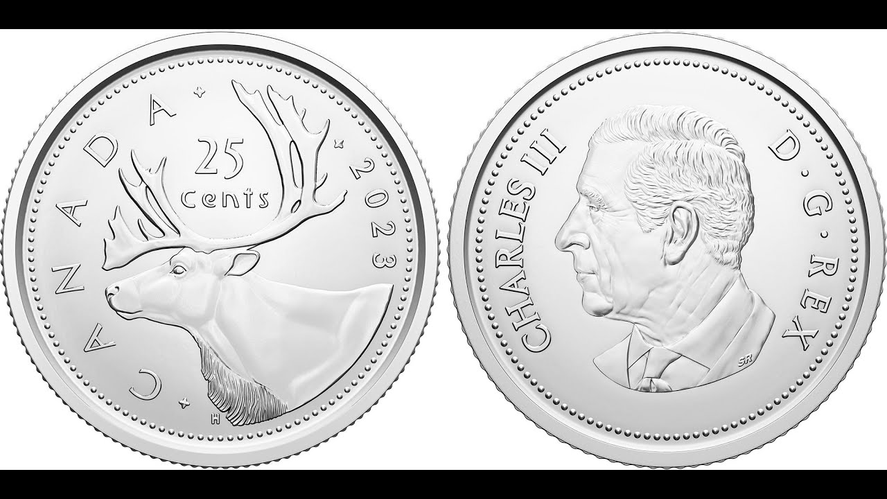 2023 Canada Quarter .25 Cents King Charles III - YouTube