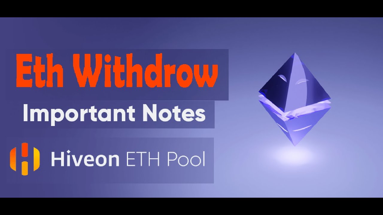 ethereum withdraw | How to withdraw ethereum from Hivepool #ethereum # ...