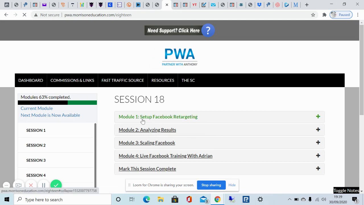 Partner With Anthony Morrison Review Session 17 Of The PWA Program ...
