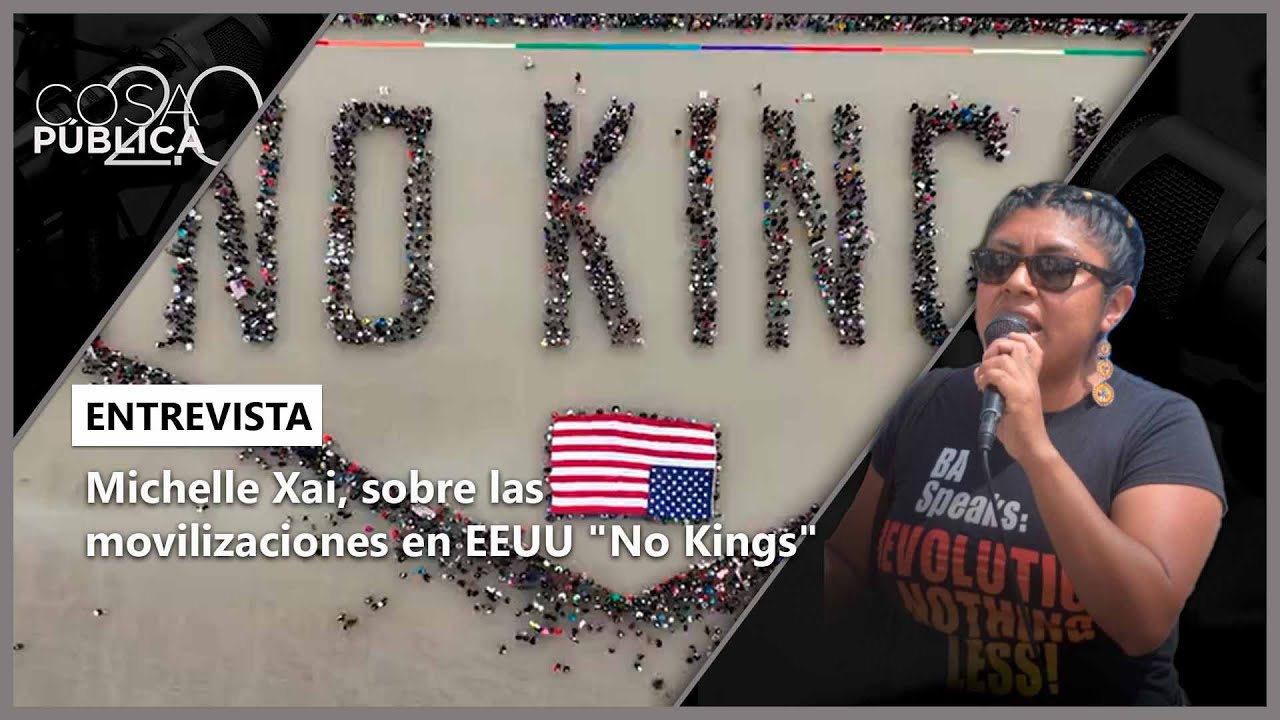 Michelle Xai, sobre las movilizaciones en EEUU "No Kings" el pasado fin ...