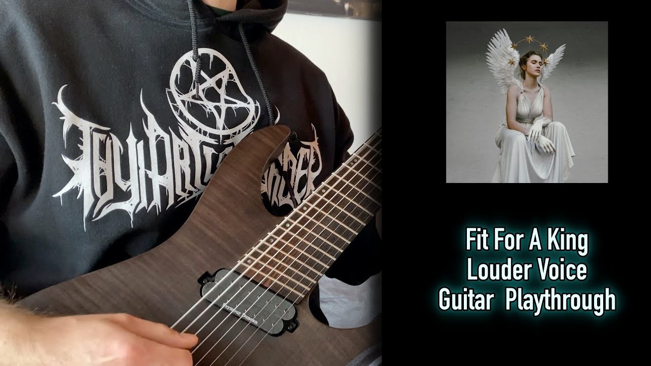Fit For A King - Louder Voice (Guitar Playthrough) - YouTube
