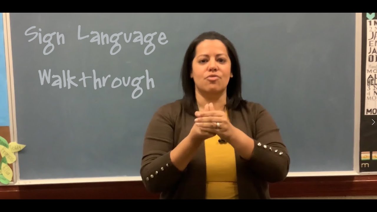 January 2021, Search Ponder & Pray - Sign Language Walkthrough - YouTube