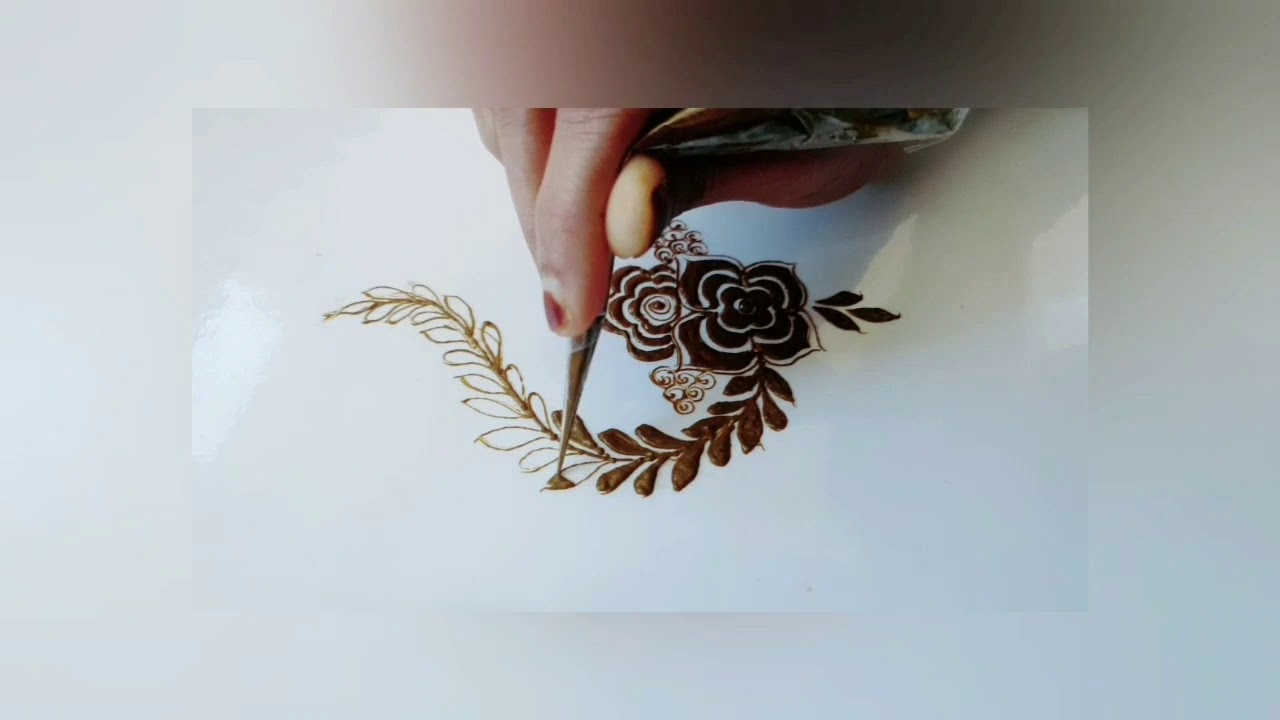 Khaleeji Henna Design Bunch | Khaleeji Henna Leaves and Vines - YouTube