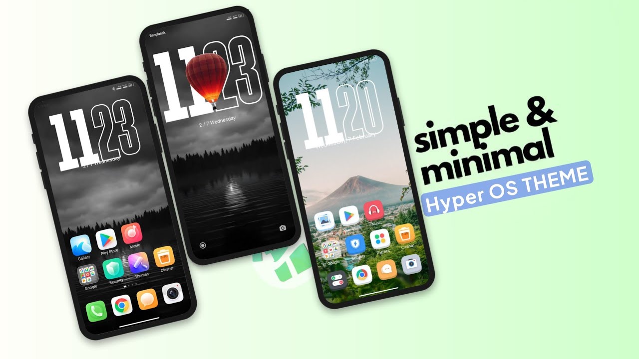 HyperOS themes Setup | Best MIUI SetUp using MIUI themes only - YouTube