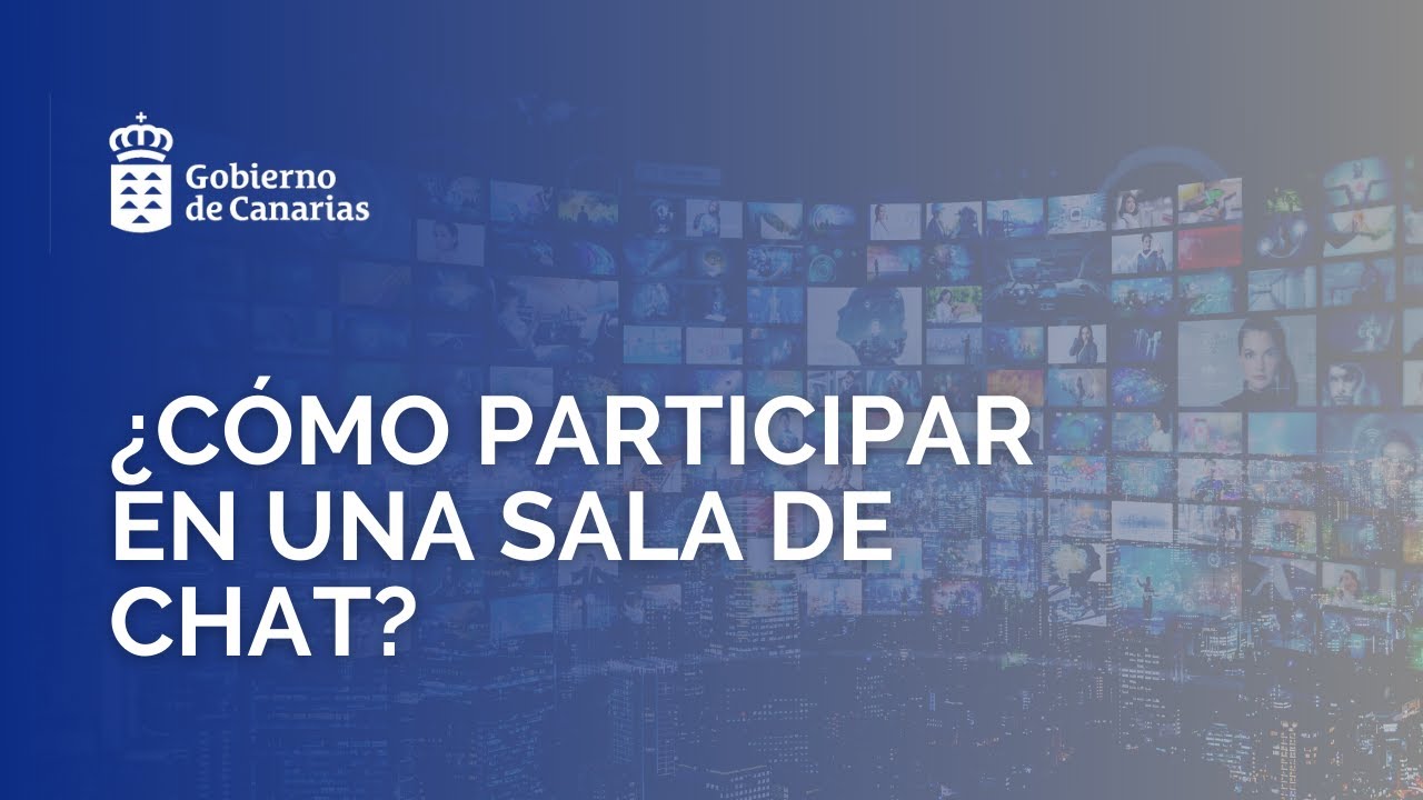 ¿Cómo participar en una sala de chat? - YouTube