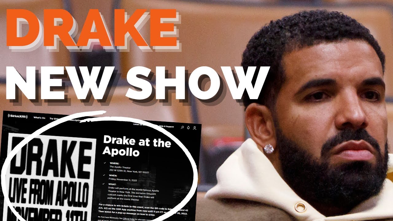 NEW DRAKE SHOW - Is Drake Announcing NEW MUSIC At His Show In November ...