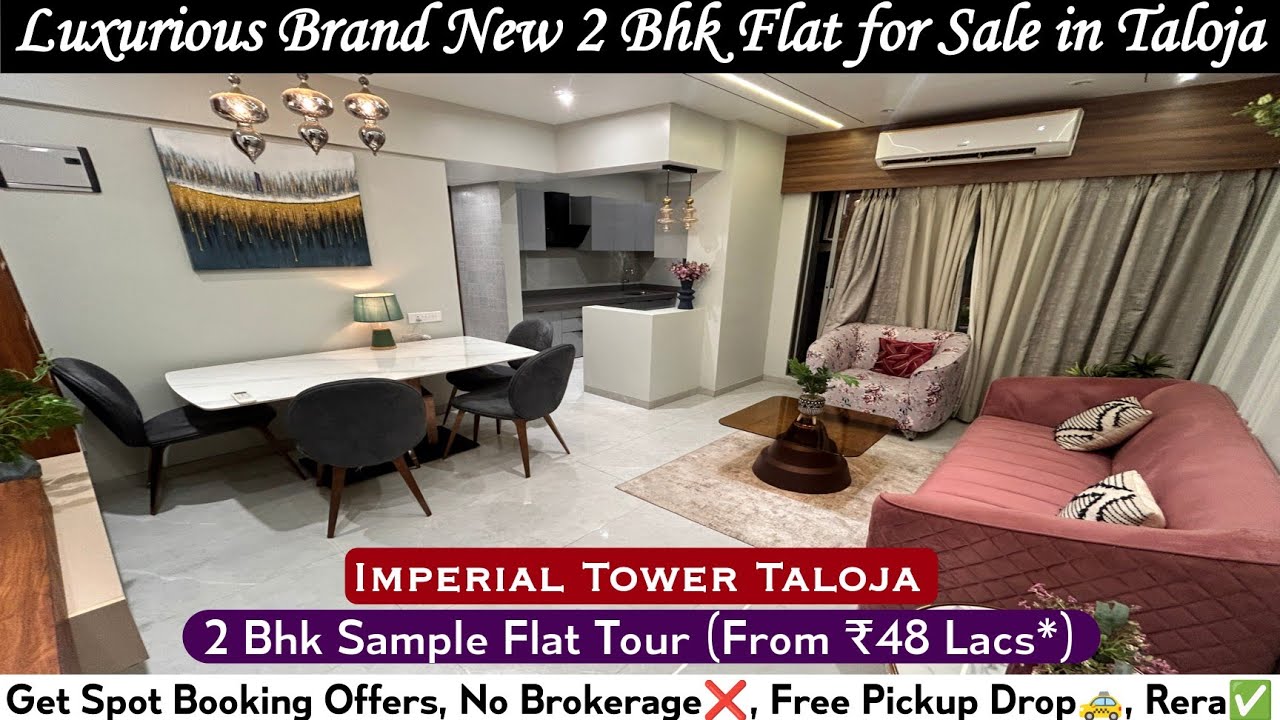 SM Imperial Tower Taloja Phase 2 | 2 Bhk Sample Flat | Spot Booking ...
