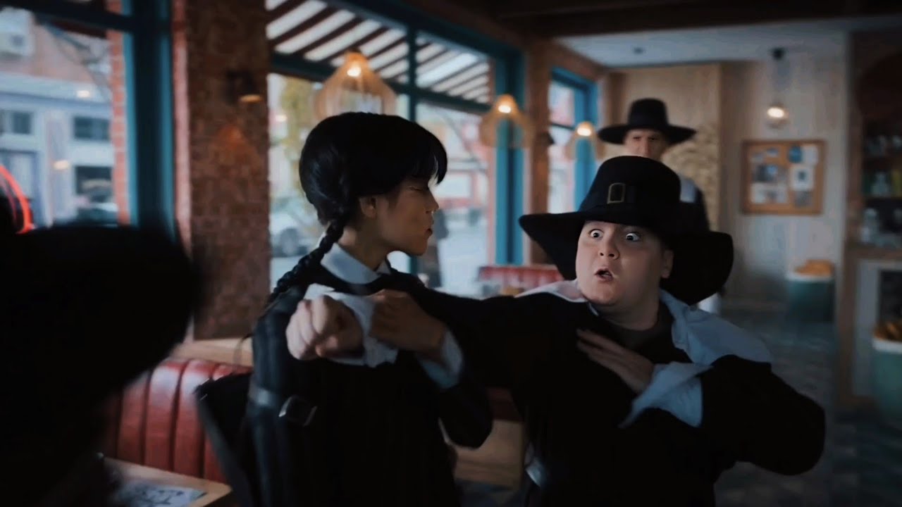 Wednesday Fight Scene Part3 || Wednesday Fight With Normies ...