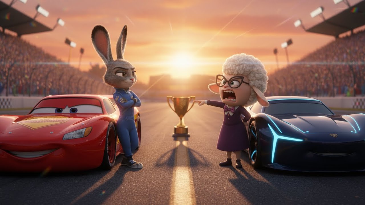 Judy Hopps VS Bellwether: EPIC Car Race! 🏆 Zootopia - YouTube