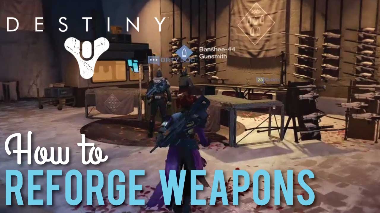 How to Reforge Weapons in Destiny - YouTube