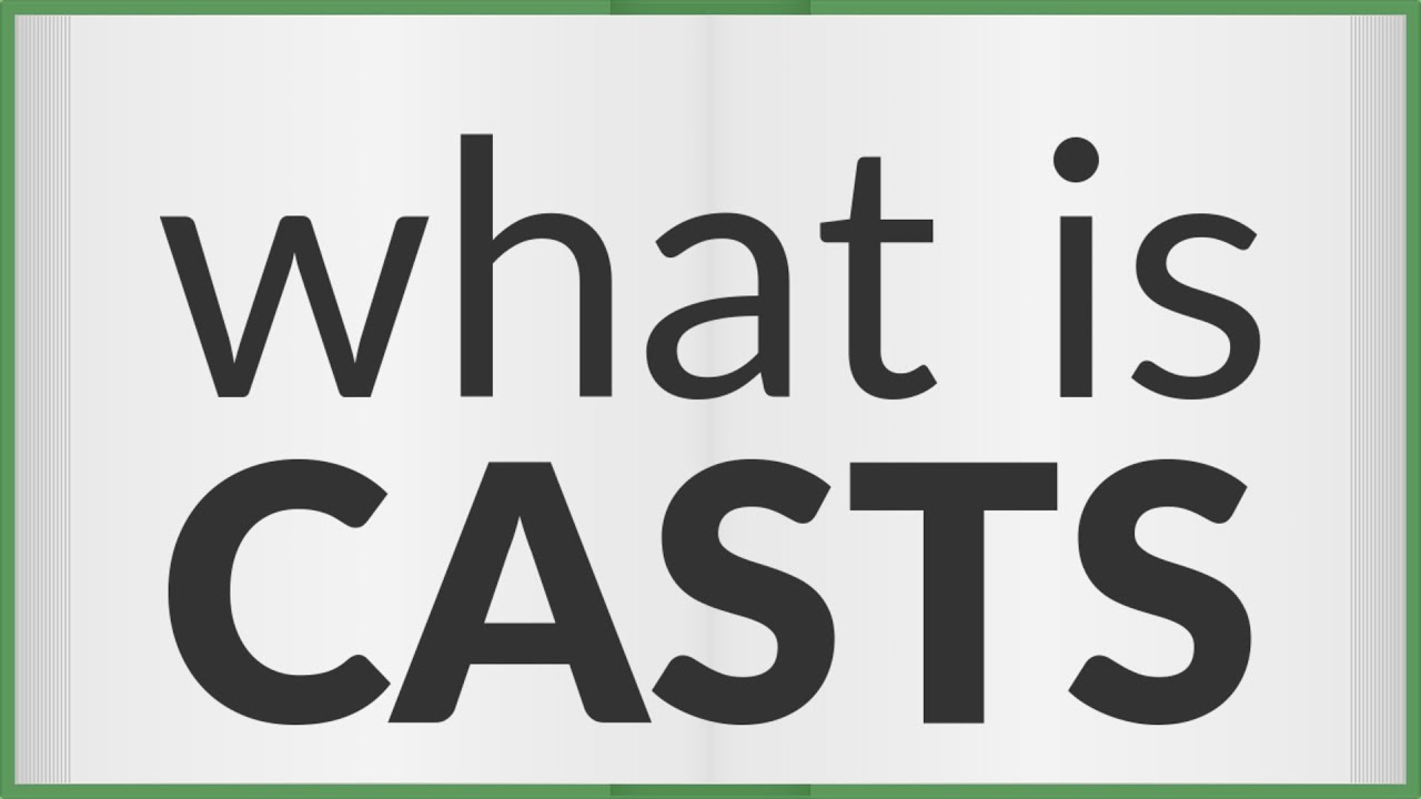 Casts | meaning of Casts - YouTube
