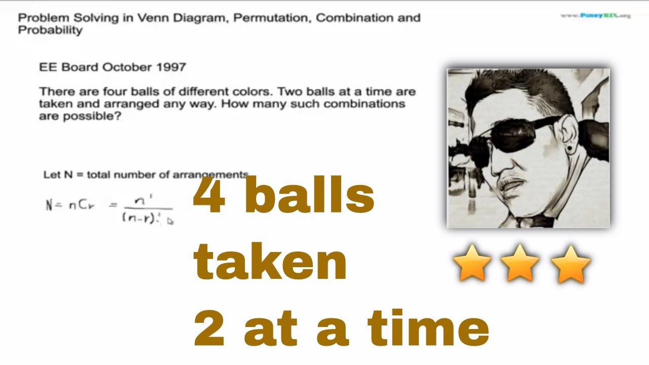 How many such combinations are possible for 4 balls taken 2 at a time ...