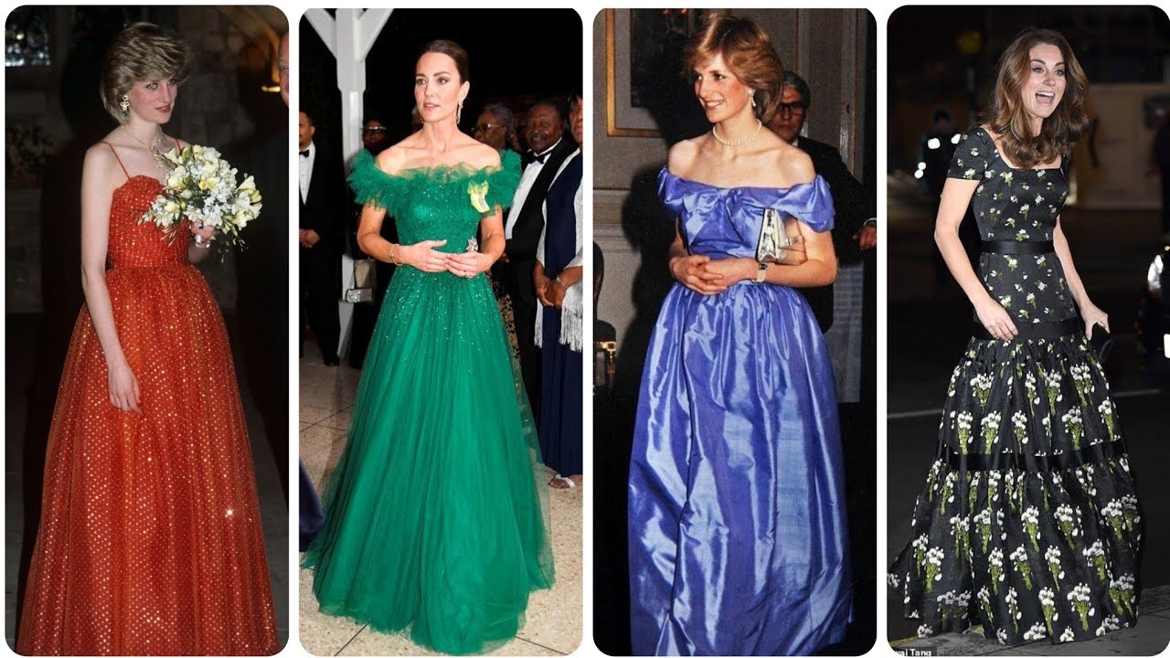 Princess Diana Vs Kate Middleton's Best Ever Frocks Design's || Both ...
