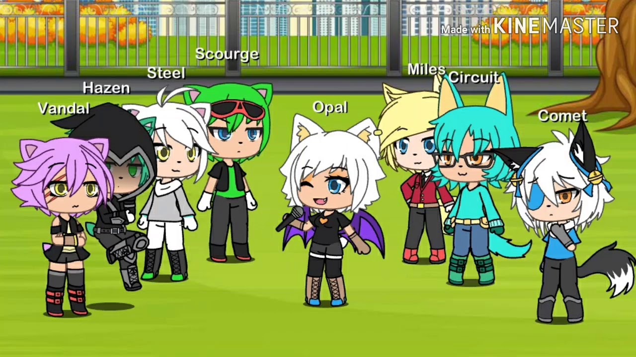 Gacha life guys (and one girl) Singing battle Team Scourge vs Team ...