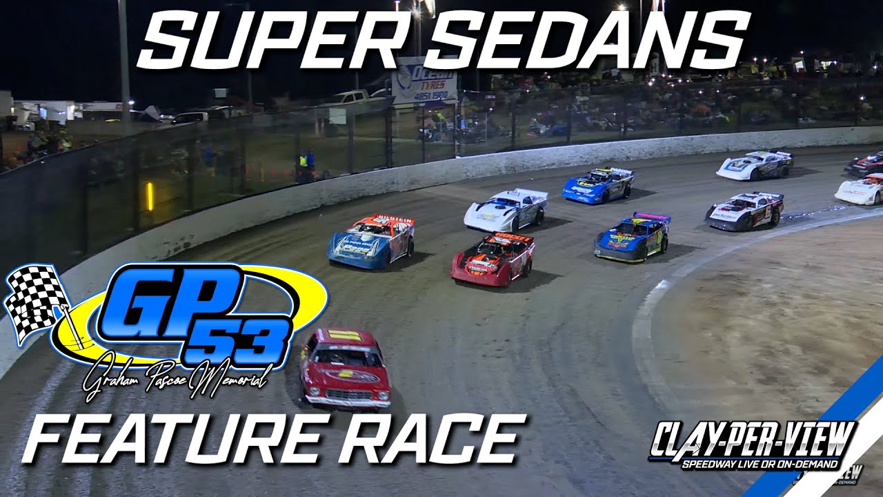 Super Sedans | GP53 - Gladstone - 11th May 2024 | Clay-Per-View - YouTube